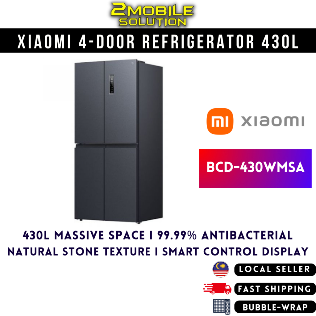 XIAOMI Mijia Smart 4-Door Refrigerator 430L [99.99% antibacterial I ...