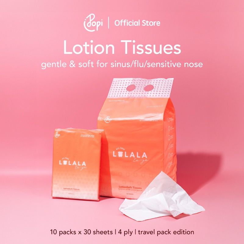 Popi LaLaLa LotionSoft Travel Tissues 携带装纸巾 | Shopee Malaysia