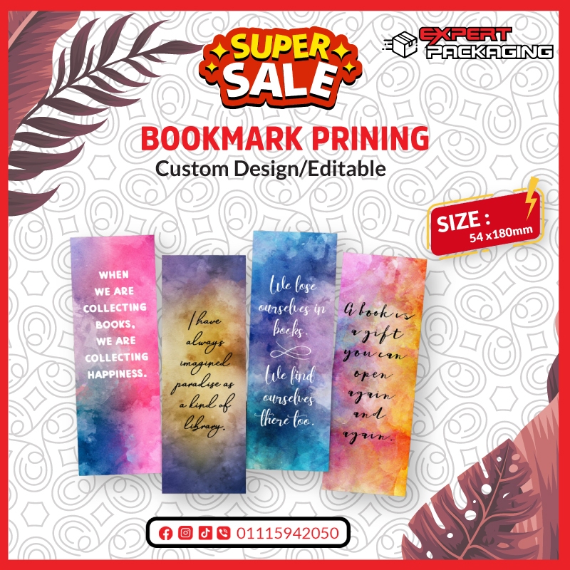 Custom Bookmark Design / Bookmark Quotes /Motivation Quotes / Custom ...