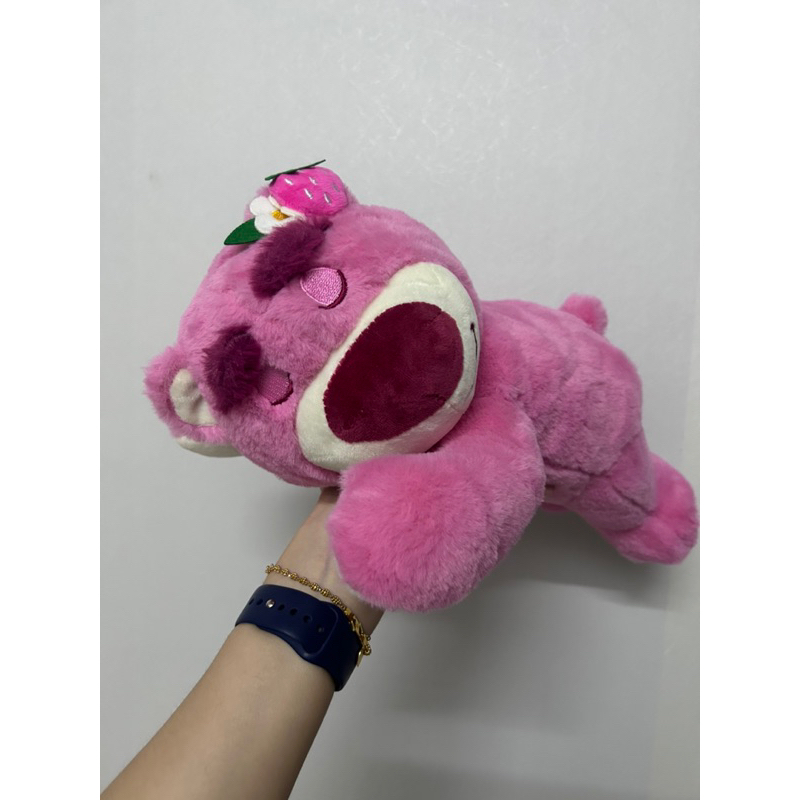 Lotso Strawberry Sleep Bear Plush Doll Pink Plushie Big | Shopee Malaysia