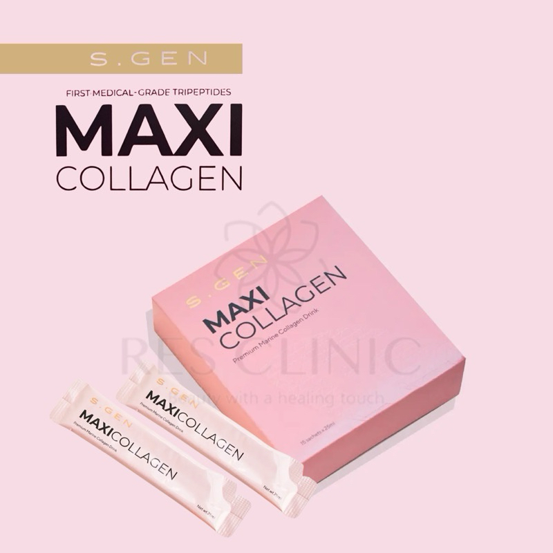S.Gen Maxi Collagen Oral UV Tripeptides (Marine Collagen Drink) Whitening Supplment - 25ml x ...