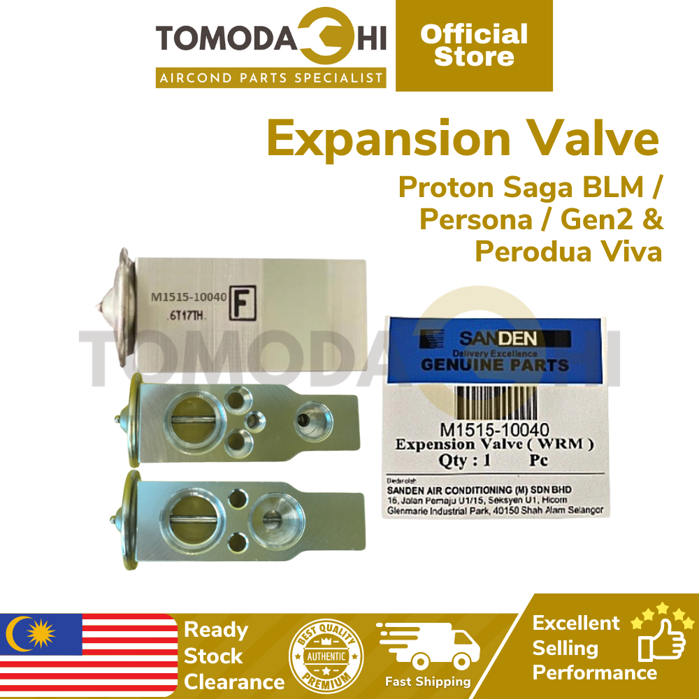 SANDEN Expansion Valve Aircond Perodua Viva Axia Bezza Aruz Proton Saga ...
