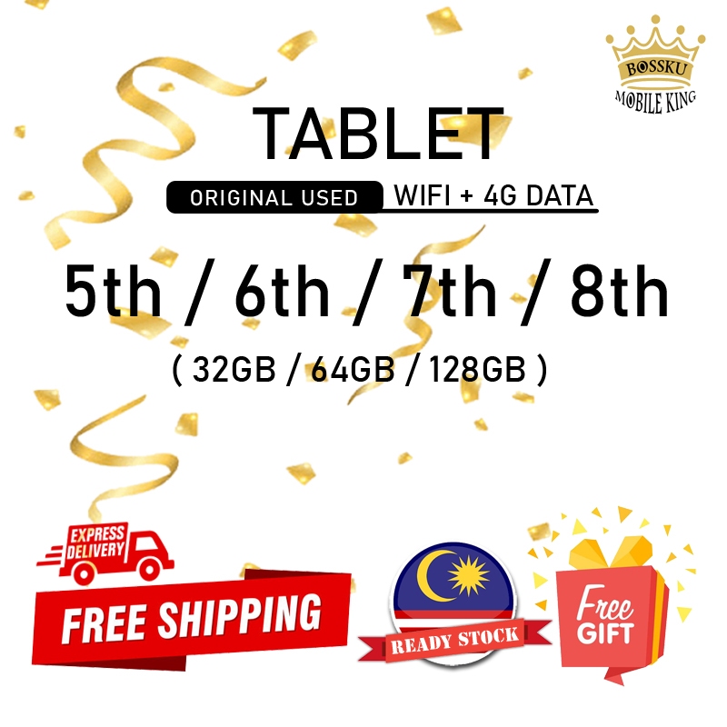 USED Tablet 5 / 6 / 7 / 8 / 9 | READY STOCK IN MALAYSIA (💯% ORI ...