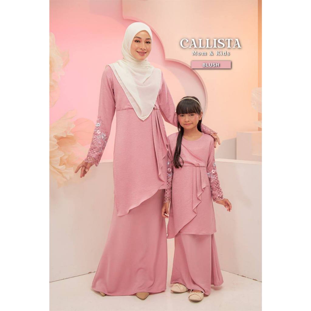 BAJU RAYA BUDAK 2024🌼CALLISTA BY ADEL [KIDS]🌼KURUNG MODEN VIRAL SATIN ...