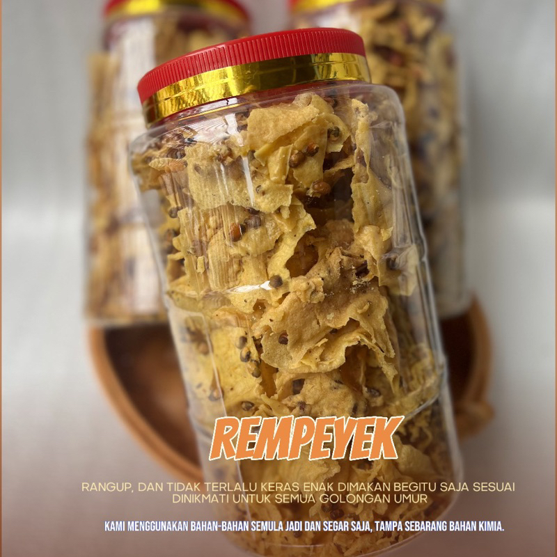 Rempeyek Homemade Original Flavour ( style indonesia ) | Shopee Malaysia
