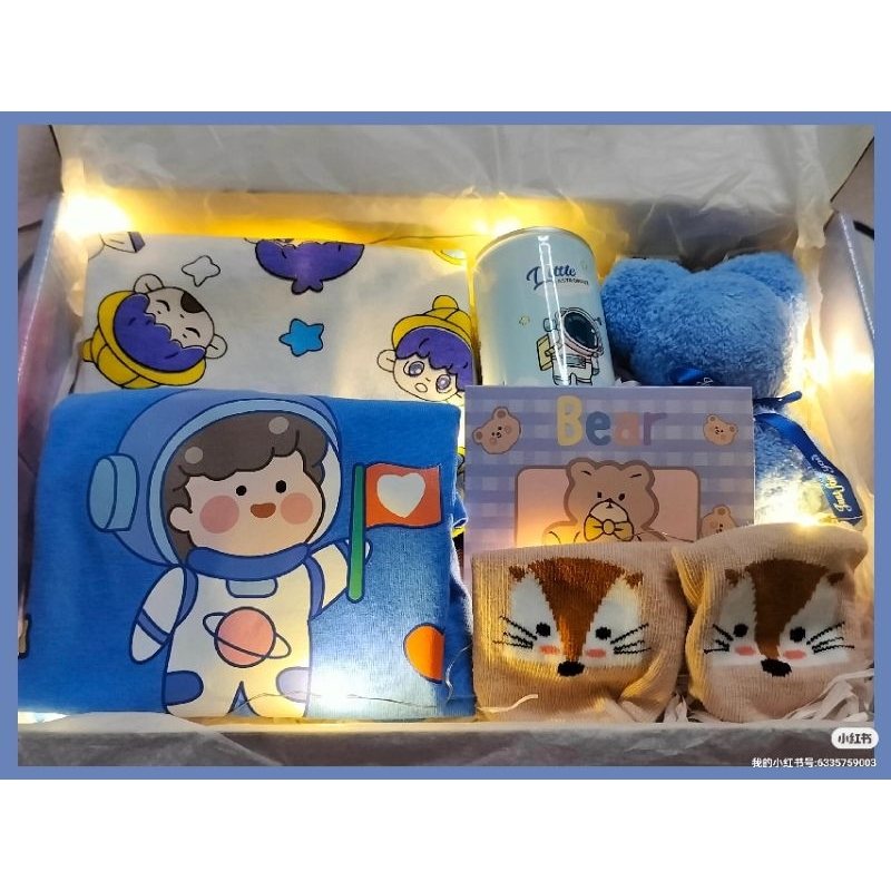 Full Moon Baby gift sets 9-12months (BOY)男宝宝满月礼盒 | Shopee Malaysia