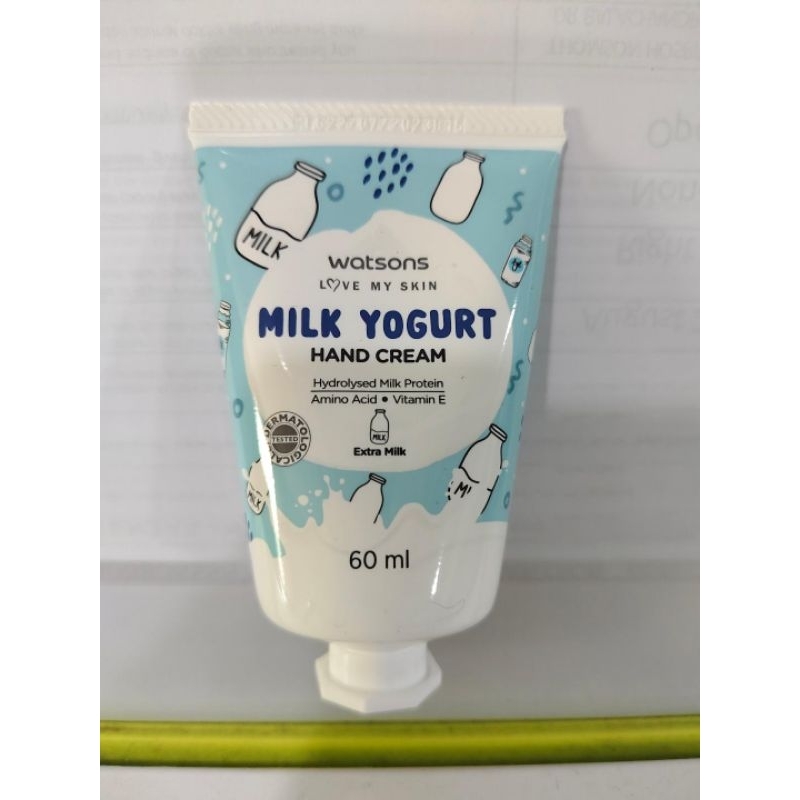 Watsons Milk Yogurt Hand Cream 60ml | Shopee Malaysia