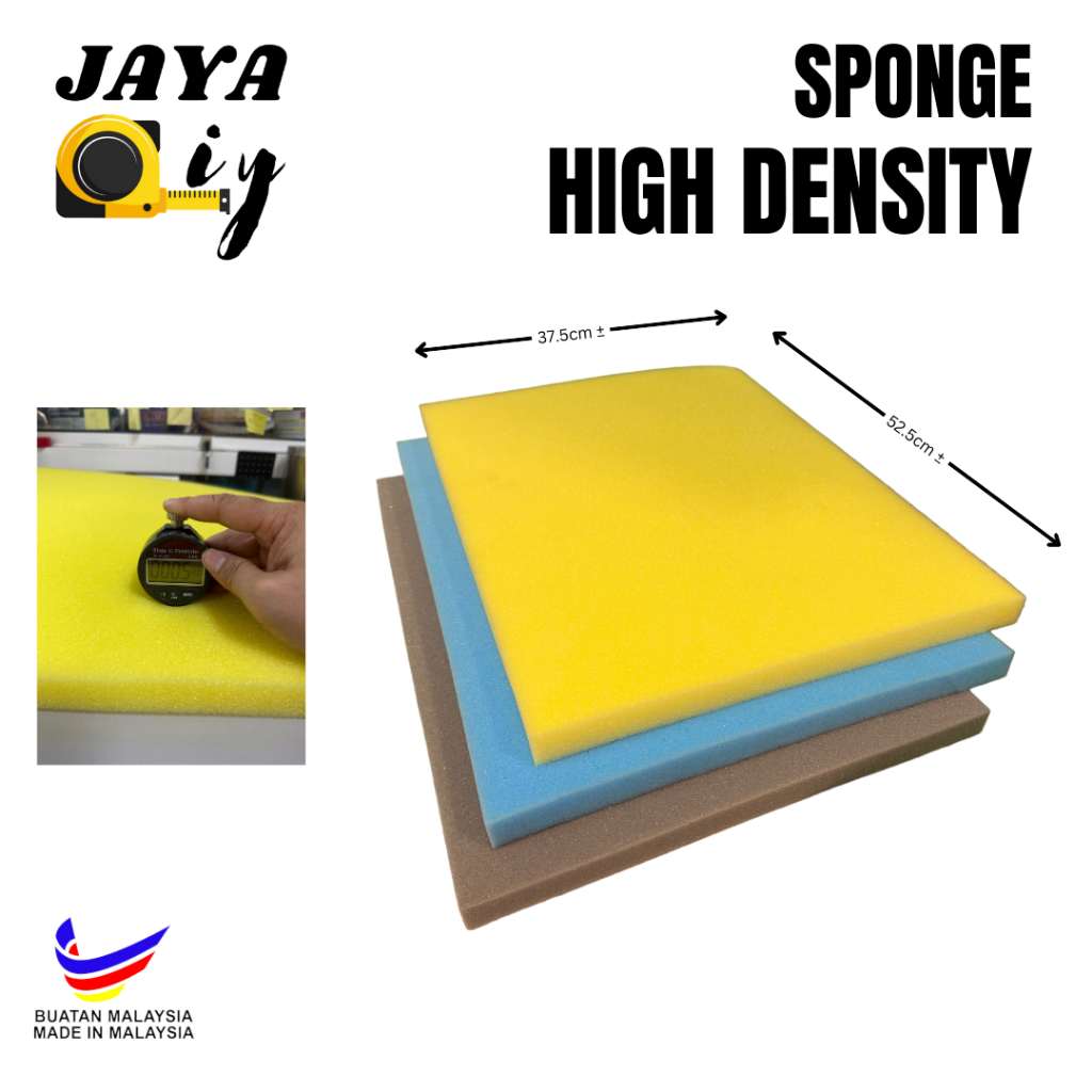 LOCAL High Quality Big Sponge / Span Besar / PU Foam Bidang Besar Grey ...