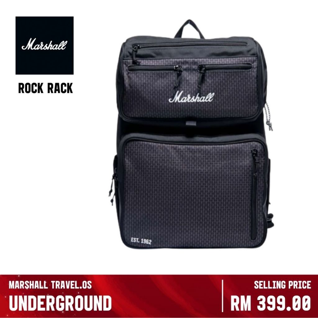 Marshall Underground Rocksack Backpack | Shopee Malaysia