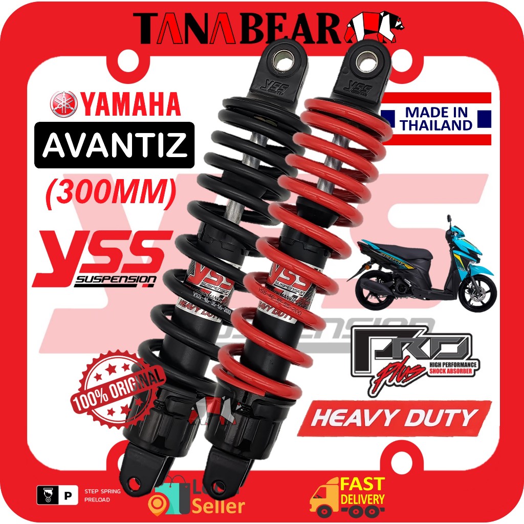 YSS Avantiz (300MM) HEAVY DUTY Pro Plus adjustable absorber monoshock. Yamaha. Original YSS ...
