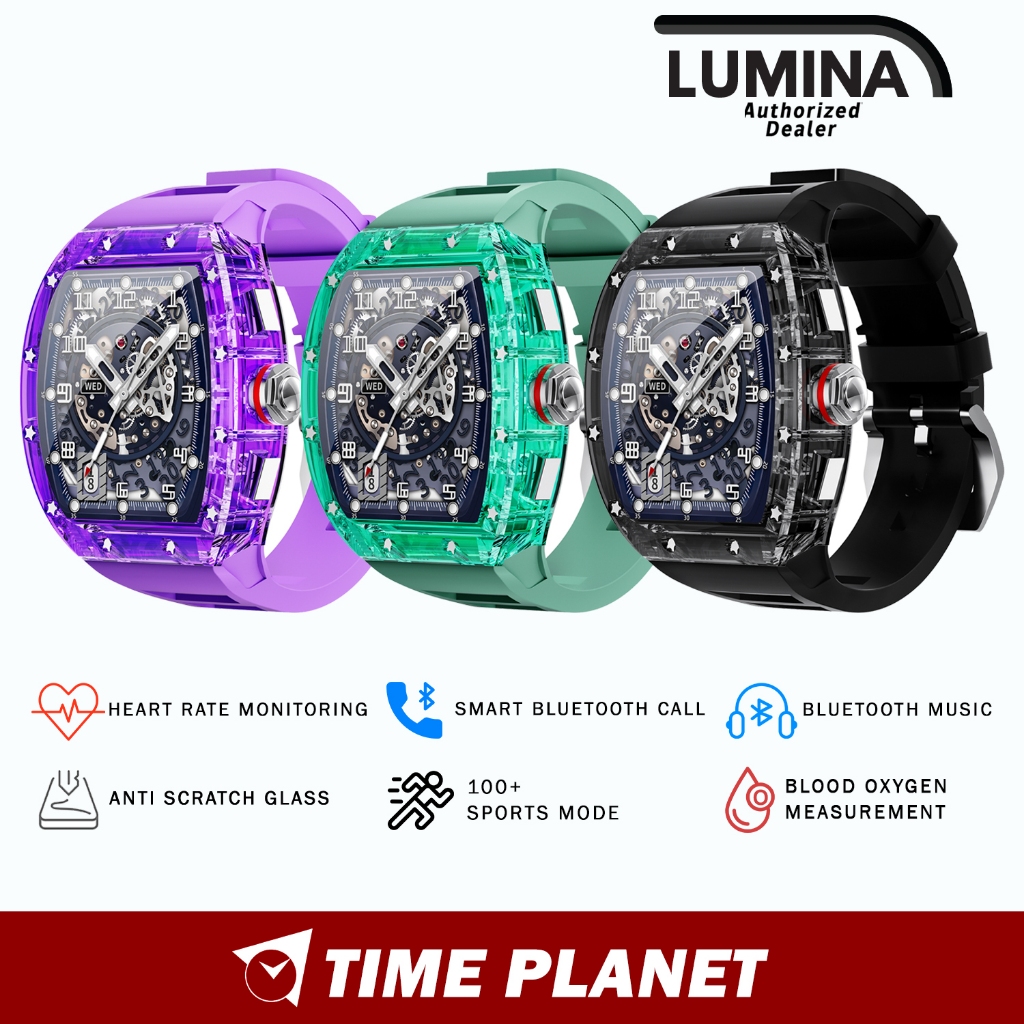 [Official Warranty] LUMINA Smart Watch L6S Bluetooth Phone Call Fitness ...