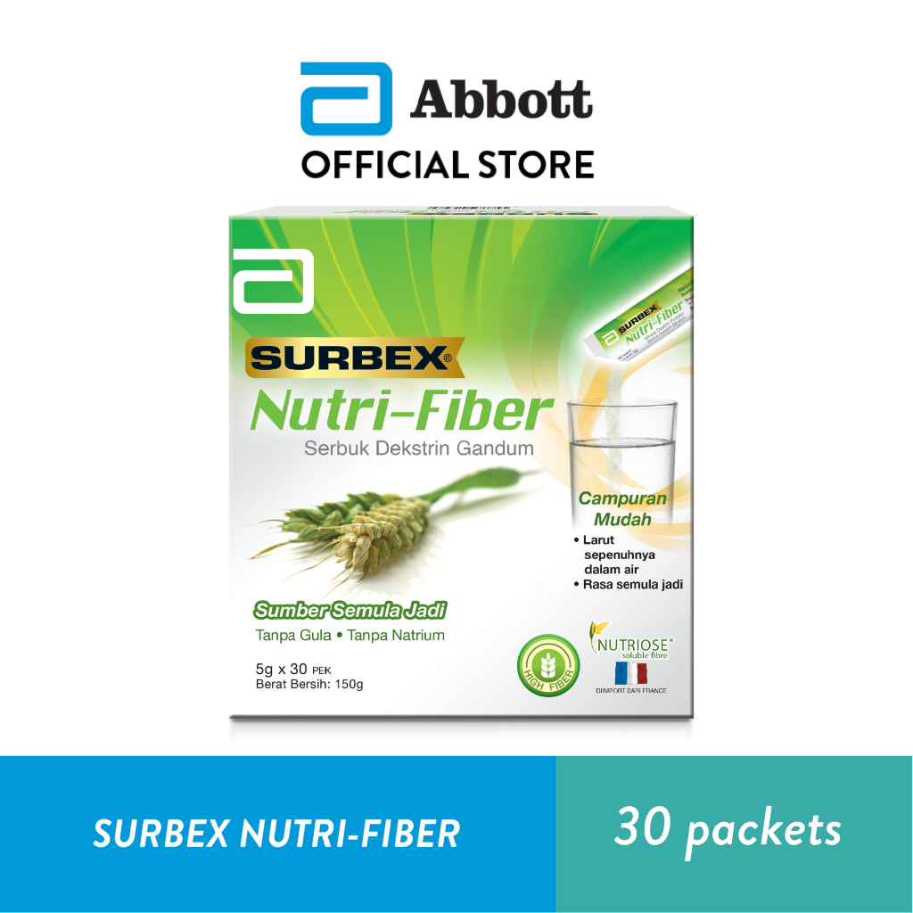 Abbott SURBEX Nutri-Fiber 5gm (30's) | Shopee Malaysia