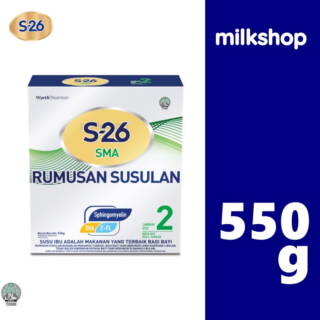 S26 SMA Step 2 550g | GOLD Wyeth Langkah Step1 box kotak 6-18 bulan infant formula previously ...