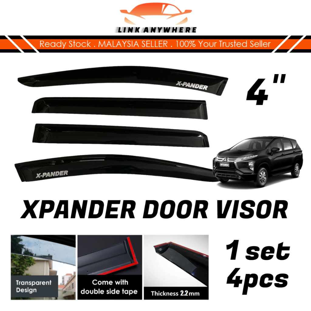 Door Visor Mitsubishi Xpander Accessories 2017-2024 Air Press Window ...