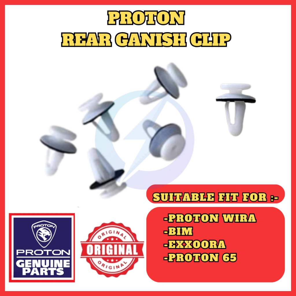 10pcs/50pcs100pcs ORIGINAL PROTON WIRA NUMBER PLATE COVER/REAR GANISH ...