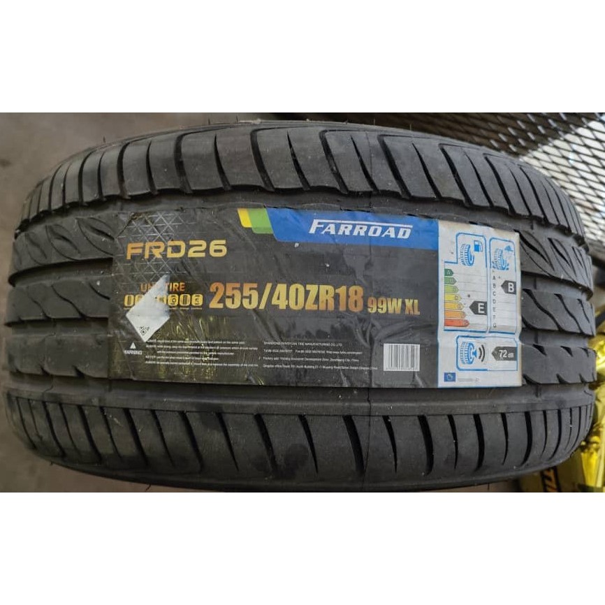 FARROAD FRD26 TYRE 2020 18 INCH 255/40R18 255/35R18 CLEARANCE STOCK !!!! | Shopee Malaysia