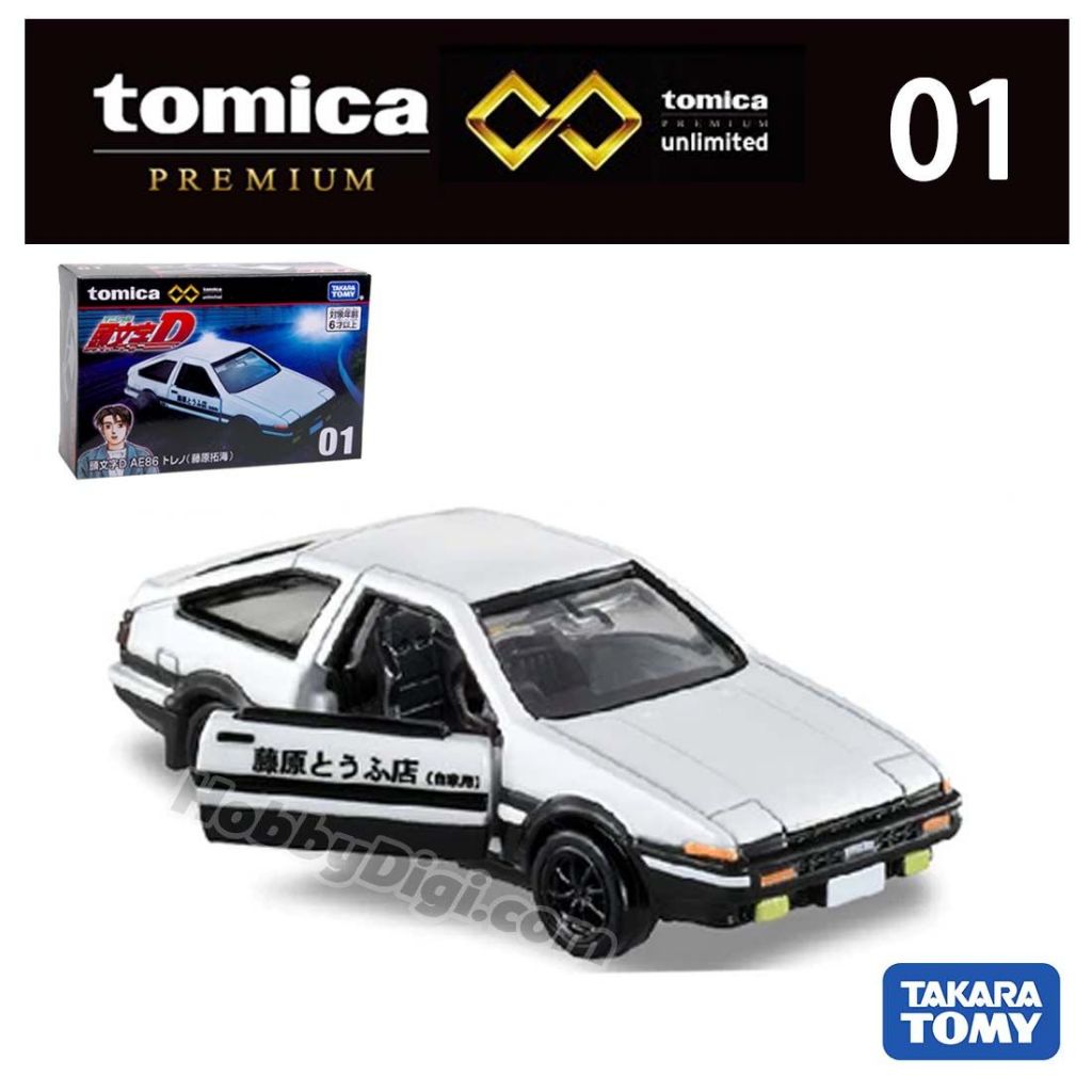 Tomica Premium Unlimited 01 Initial D AE86 Trueno | Shopee Malaysia