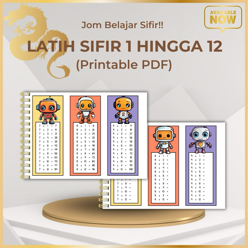 [SOFT COPY] WORKSHEET LATIH SIFIR 1 HINGGA 12 | PRINTABLE PDF | Shopee ...