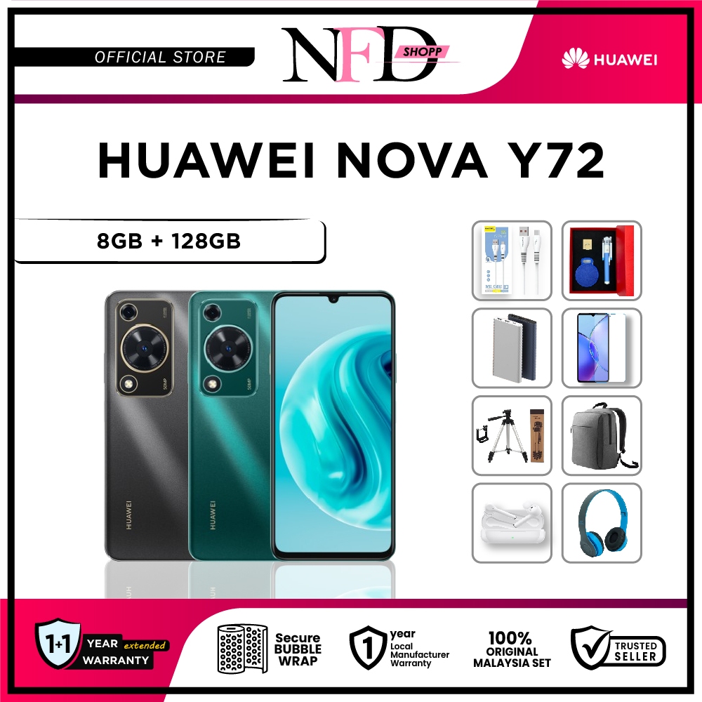 HUAWEI Nova Y72 [8GB RAM 128GB ROM] - Original HUAWEI Malaysia | Shopee ...