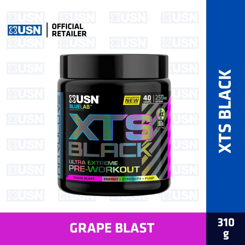 USN XTS Black Ultra Extreme Pre-workout Energy Booster | Shopee Malaysia