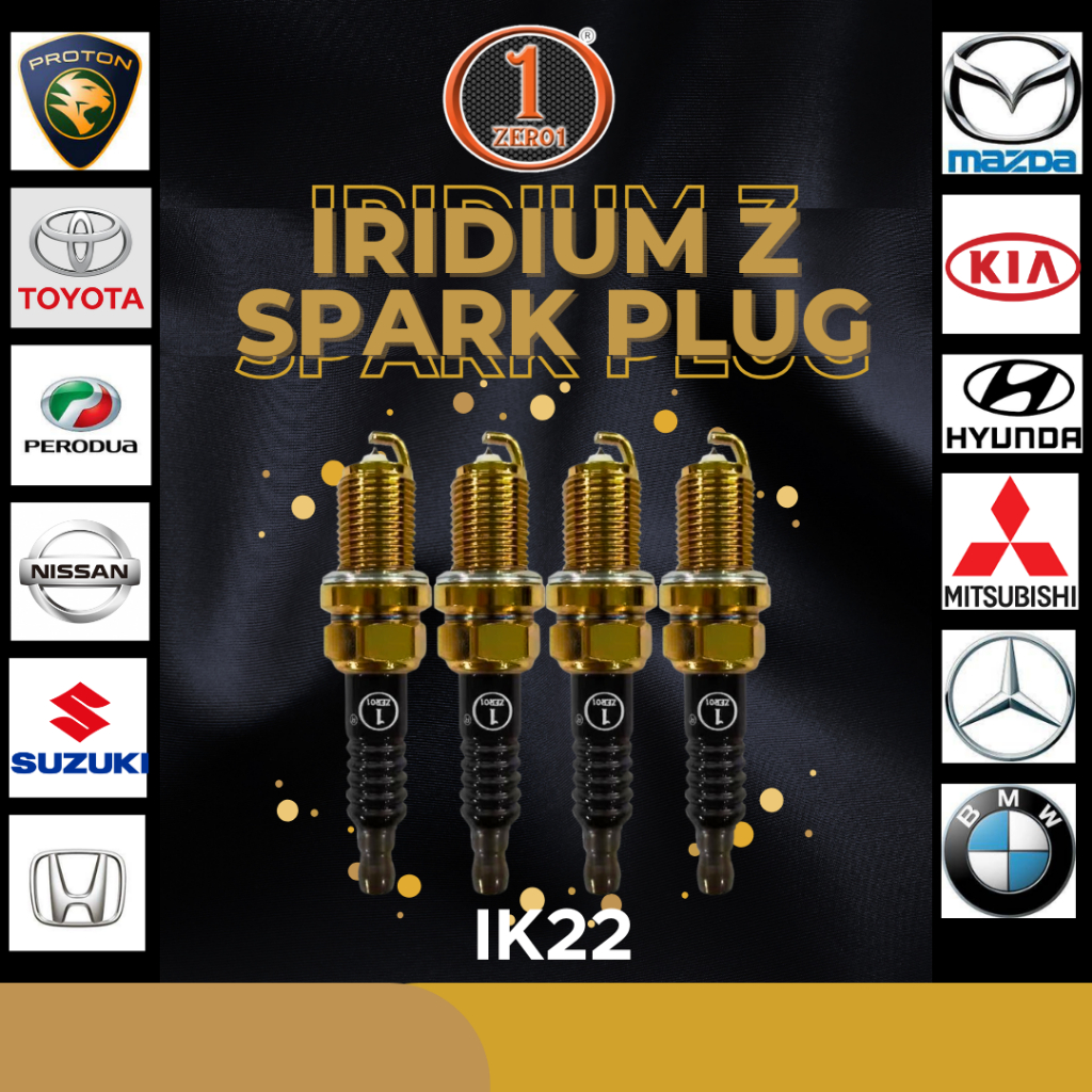 Spark Plug Iridium ik22 Vios Toyota Hyundai Kia Naza Mazda Nissan ...