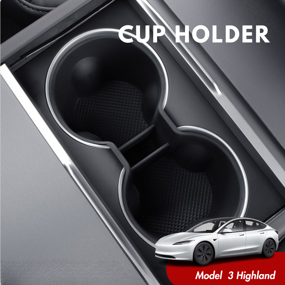 Tesla 2024 Model 3 Highland Cup Holder Interior Storage Accessories ...
