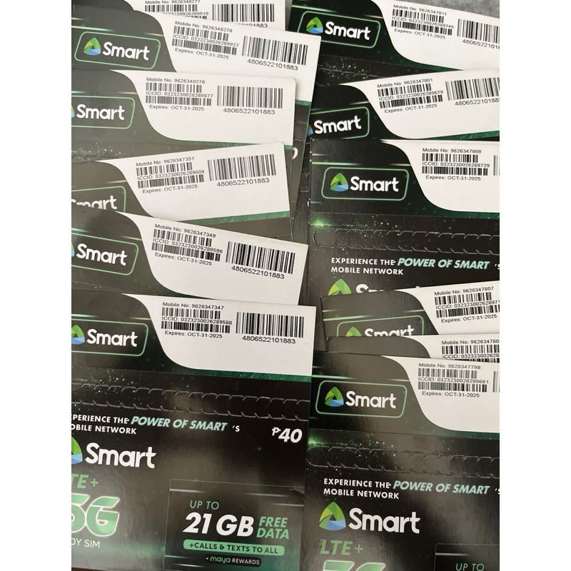 Philippines Smart sim card for Gcash | Shopee Malaysia