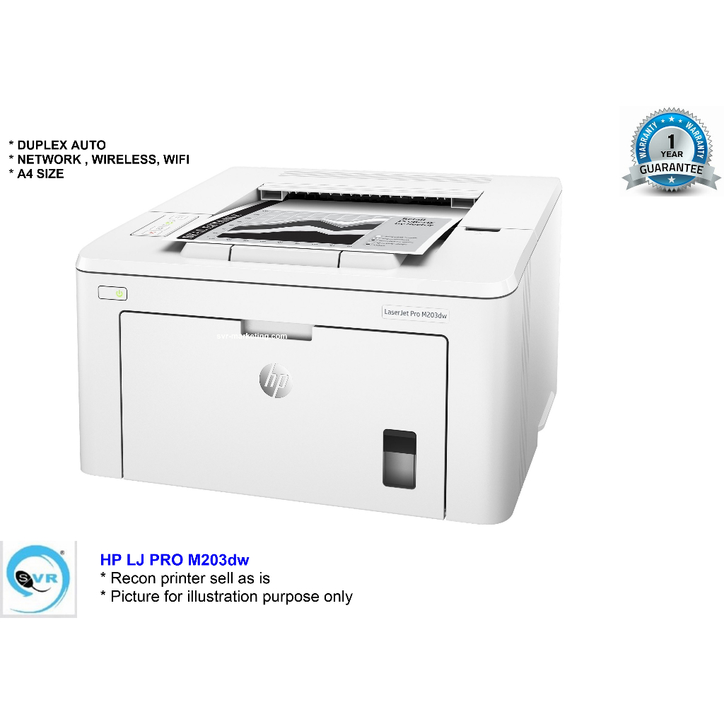 HP LASERJET PRO M203dw PRINTER ( RECON / REFURBISH / USED ) | Shopee ...