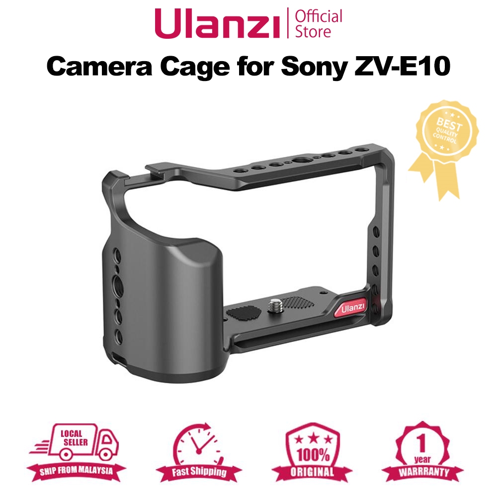 Ulanzi Camera Cage for Sony ZV-E10 (Black) | Shopee Malaysia