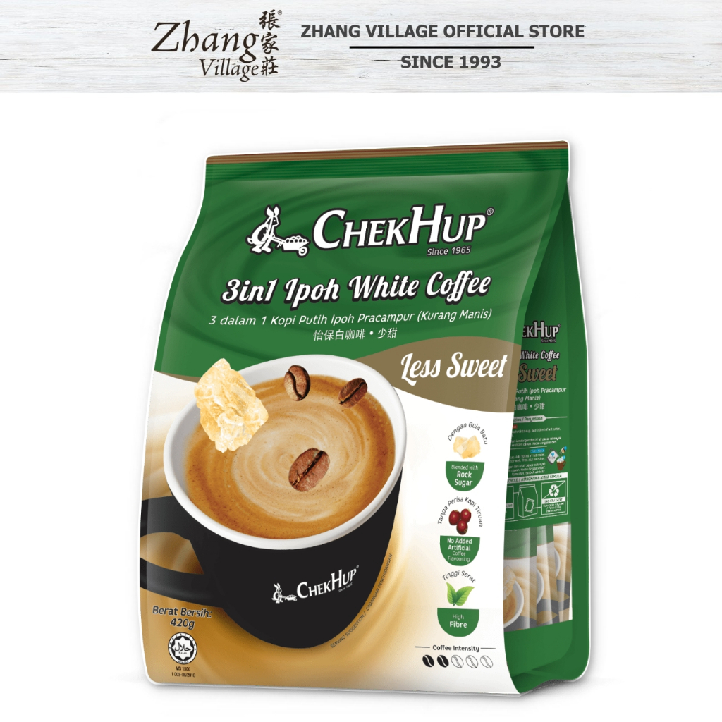Chek Hup Ipoh White Coffee - Less Sweet (12x35g) | Shopee Malaysia