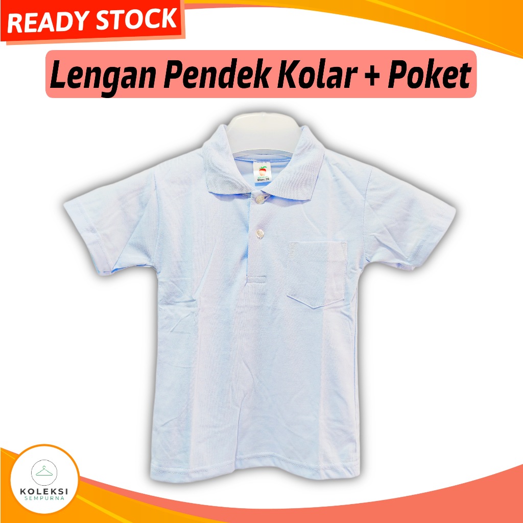 KOLEKSI SEMPURNA T-Shirt Putih Pra Sekolah Baju Putih Sukan Budak ...