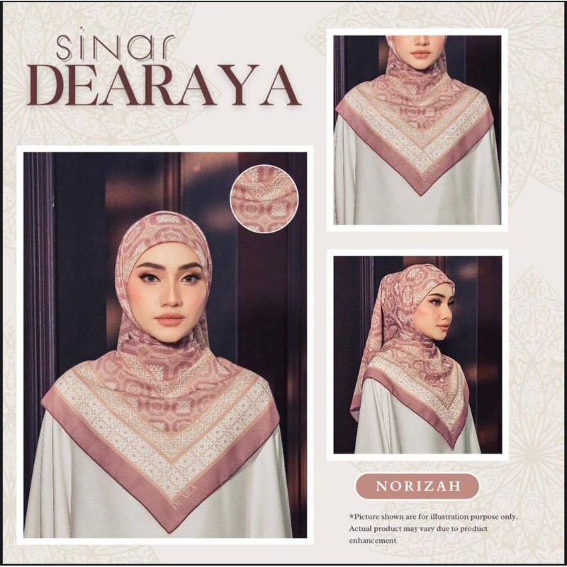 💥BAWAL DEARA HIJAB SINAR DEARAYA TUDUNG RAYA 2024 BIDANG 45 | Shopee ...