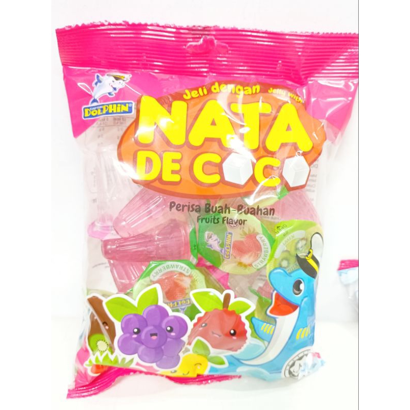 Captain Dolphin - Jelly with NATA DE COCO (fruit flavor) 256g (16 g x 16 pcs) | Shopee Malaysia