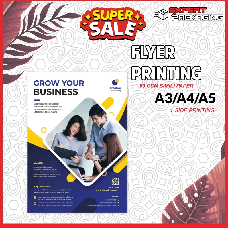 🔥 [Super Sale!!] A4 Flyer Printing 80 gsm printing | Shopee Malaysia