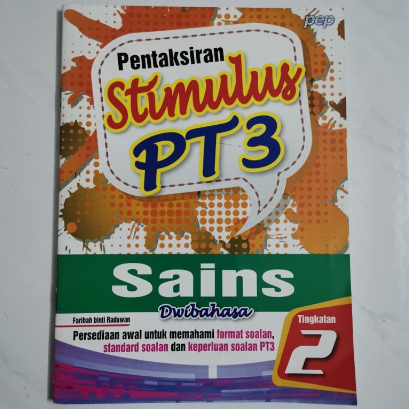 Pentaksiran Stimulus PT3 Sains Tingkatan 2 Dwibahasa buku latihan Form ...