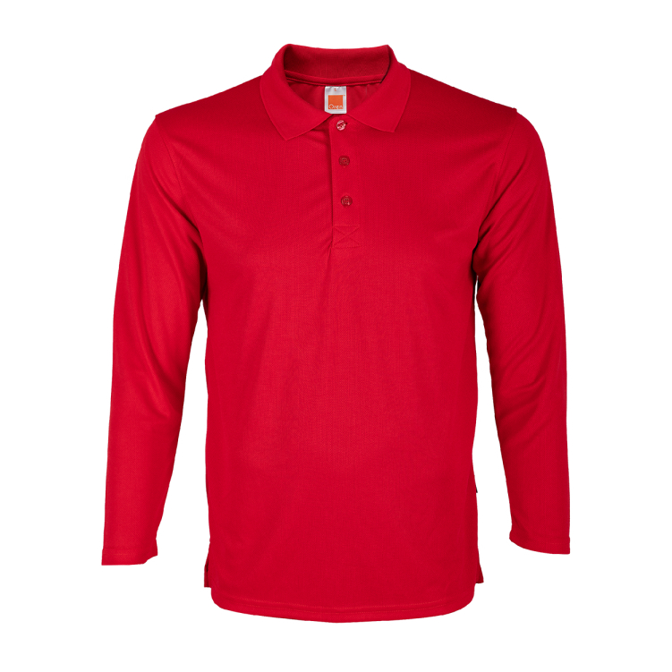 JCP x OREN SPORT Premium Quick Dry Long Sleeve Polo QD67 Unisex Side ...