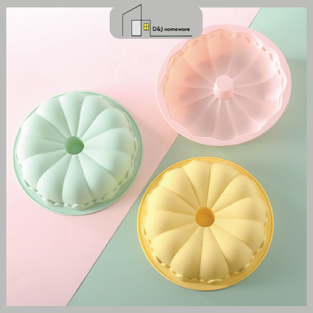 Silicone Cake Mould Reusable / Silicone Jelly Mould 8inch (Round ...