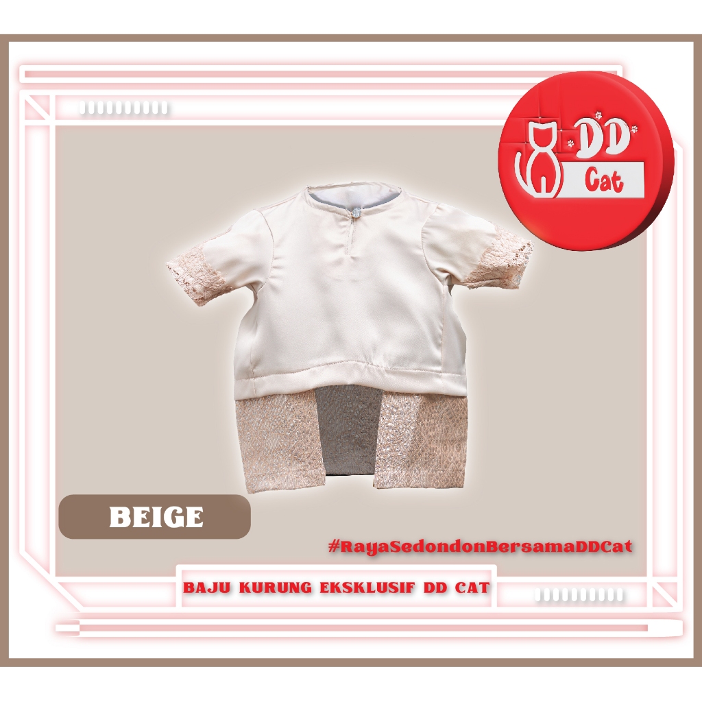 BAJU RAYA KUCING DD CAT Baju Kurung Betina | Shopee Malaysia