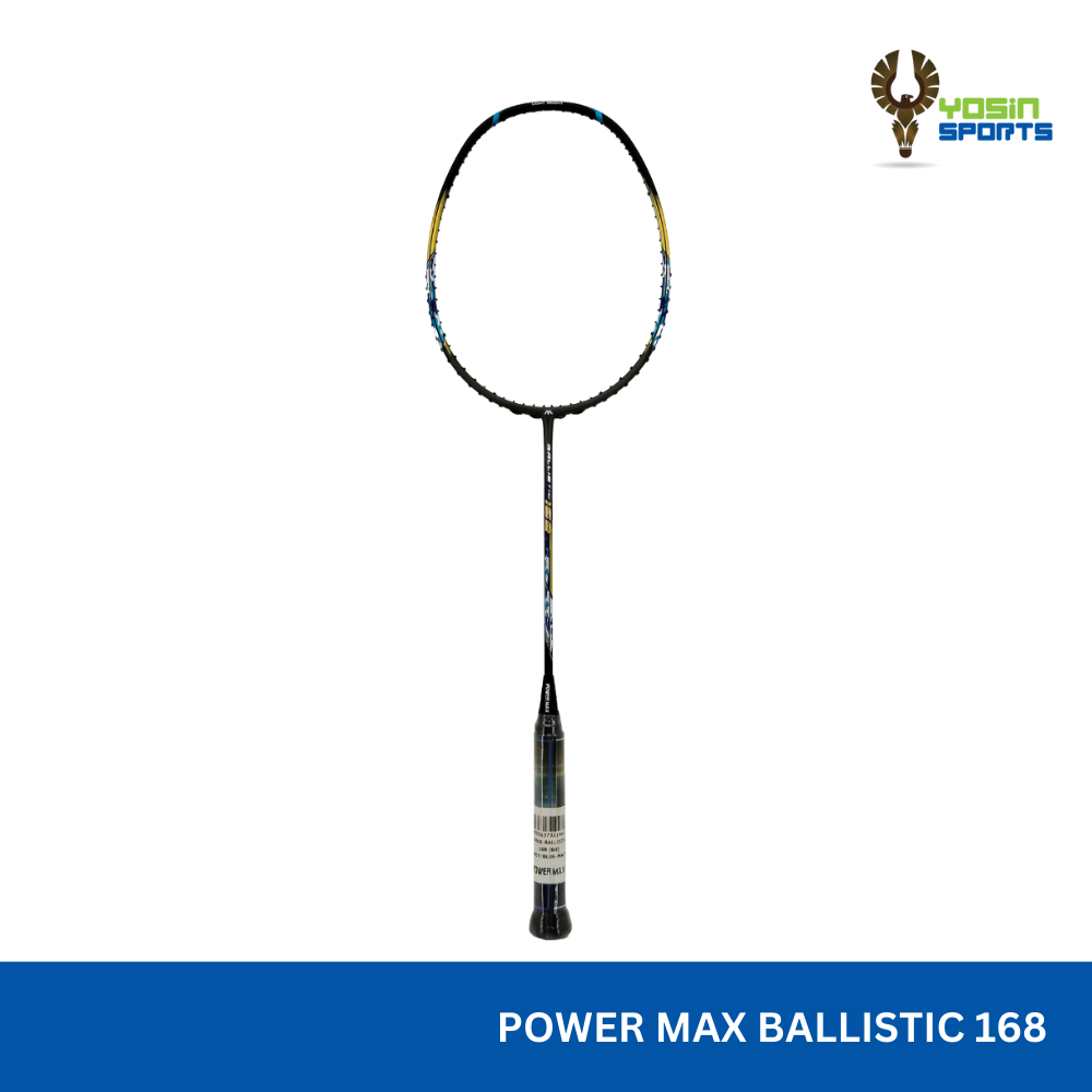 POWER MAX BALLISTIC 168 Badminton Racket + Free String & Grip | Shopee ...