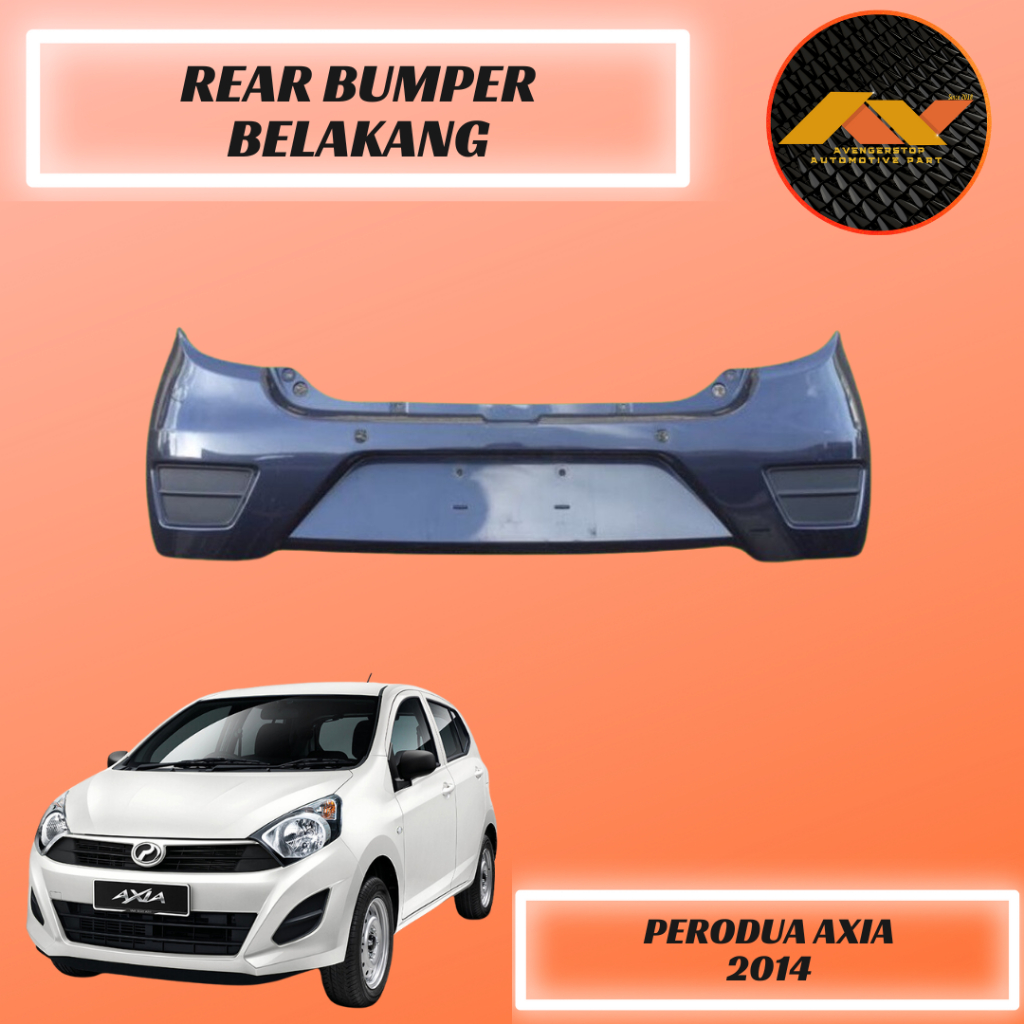 Perodua Axia 2014 - 2017 Rear Bumper Belakang 100% New High Quality ...