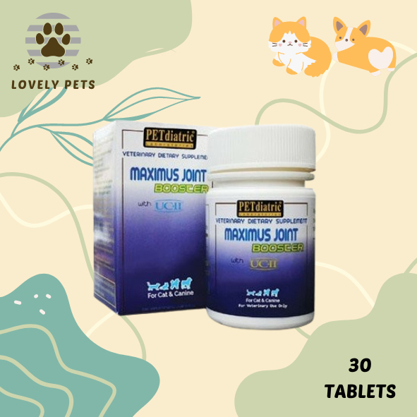 Petdiatric MAXIMUS JOINT BOOSTER Canine Feline Boost Joint Pain Relief ...