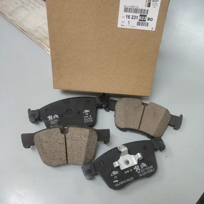 ATE Peugeot Citroen [1623162380] Front Brake Pad - Peugeot 308 408 T9 ...