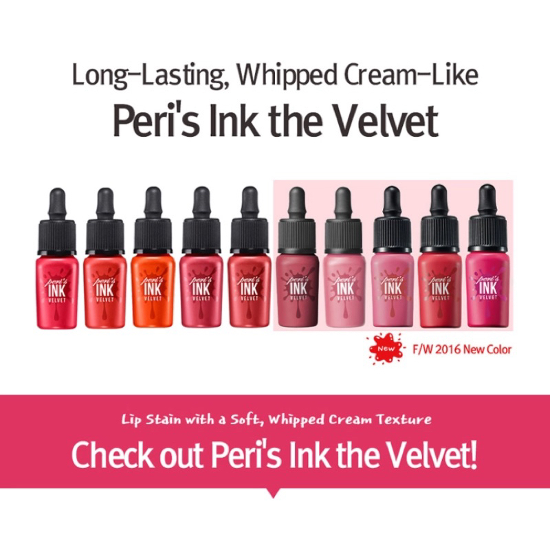 Peripera Peri’s ink velvet lip tint | Shopee Malaysia