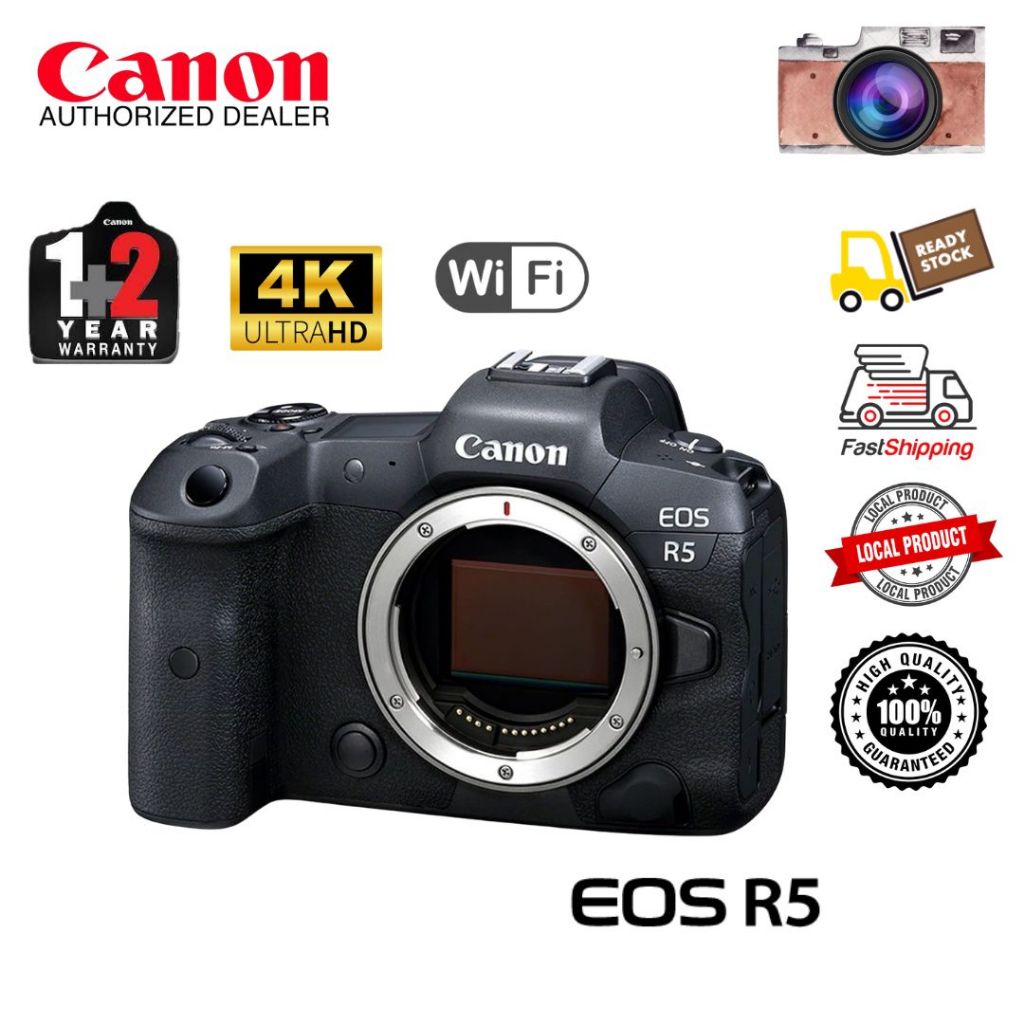 (CANON MALAYSIA SET)CANON R5 24-105mm F/4L KIT LENS ORIGINAL (3 YEARS ...
