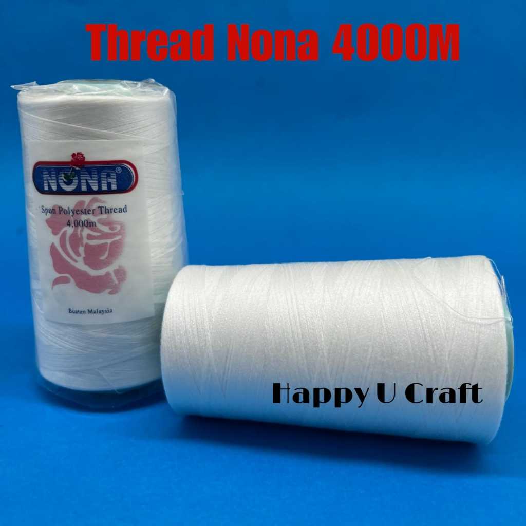 (Per Pcs) Benang Jahit 4000M/ Sewing Thread /Spun Polyster Thread 4000M ...