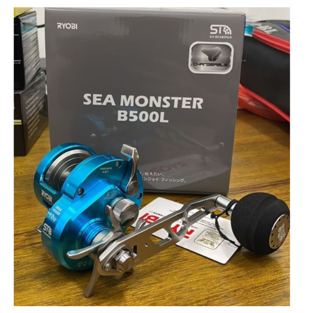 RYOBI SEA MONSTER B500L LEFT JIGGING REEL | Shopee Malaysia