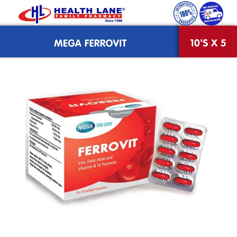 Mega Ferrovit (10's x 5 Packs) | Shopee Malaysia