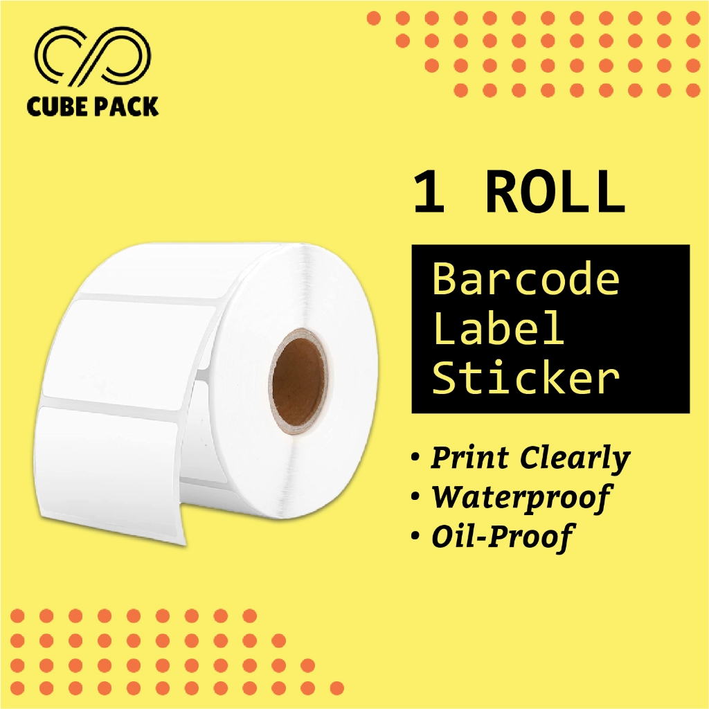 21 Size Barcode Label Sticker Price Tag Thermal Label Sticker Product ...