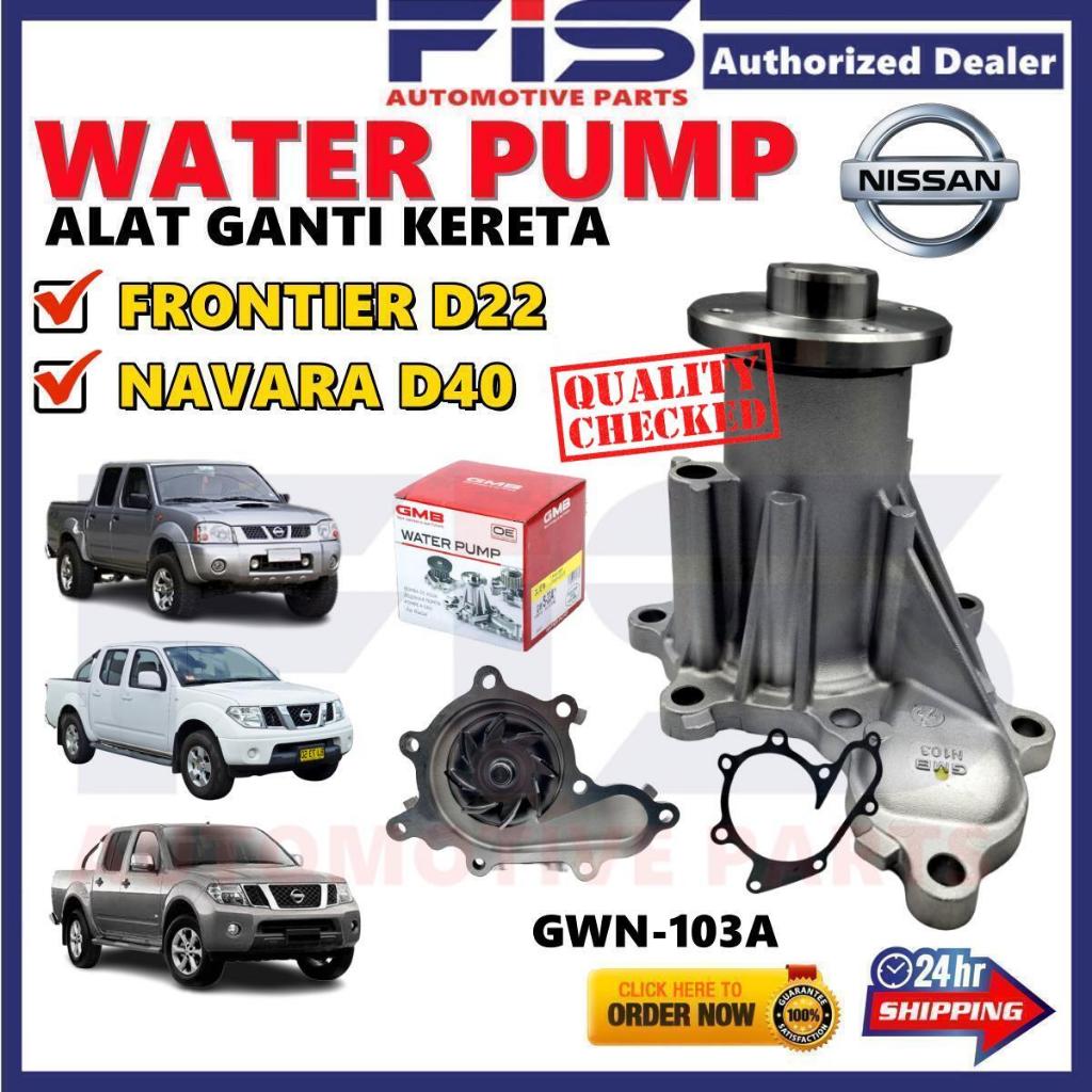 FIS GMB Original Water Pump Nissan Navara D40 Frontier D22 GWN-103A 21010-EB70A Alat Ganti ...