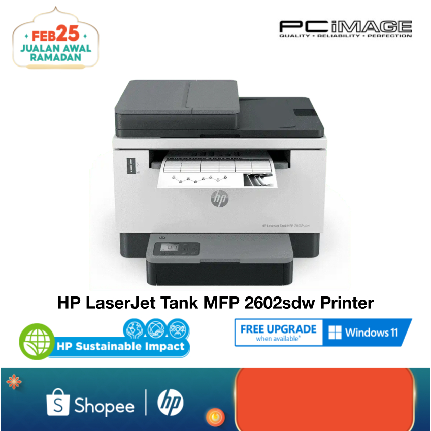 HP LaserJet Tank MFP 2602sdw Printer (2R7F5A) | Shopee Malaysia